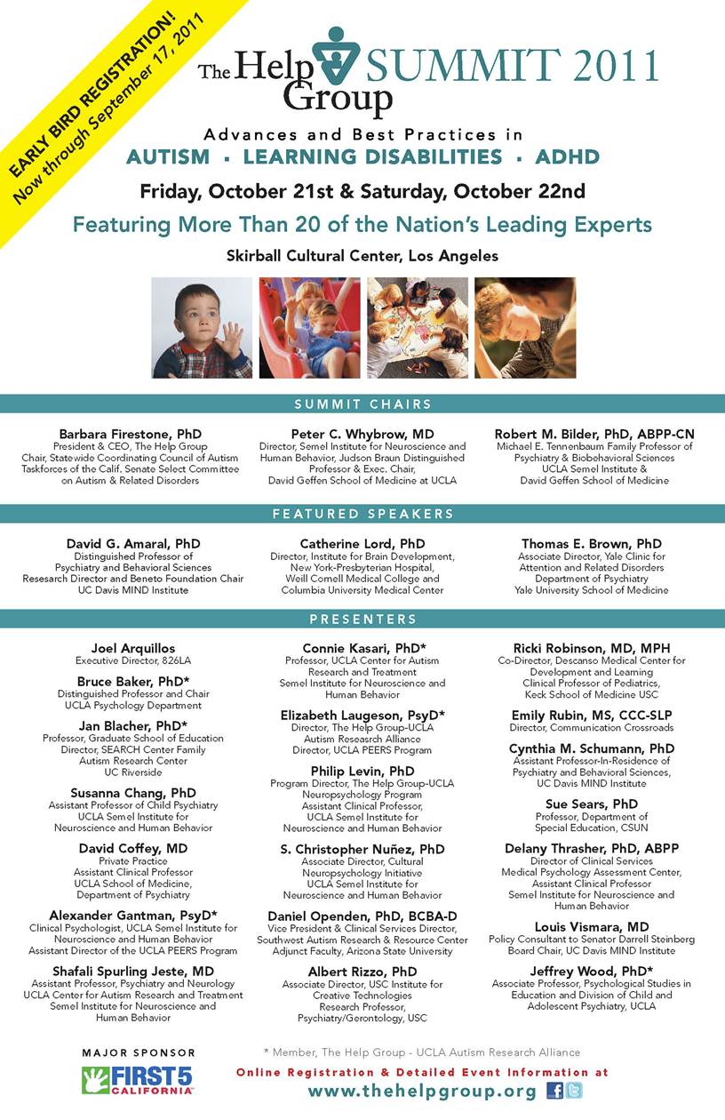 Autism Blogs Directory: The help group annual summit