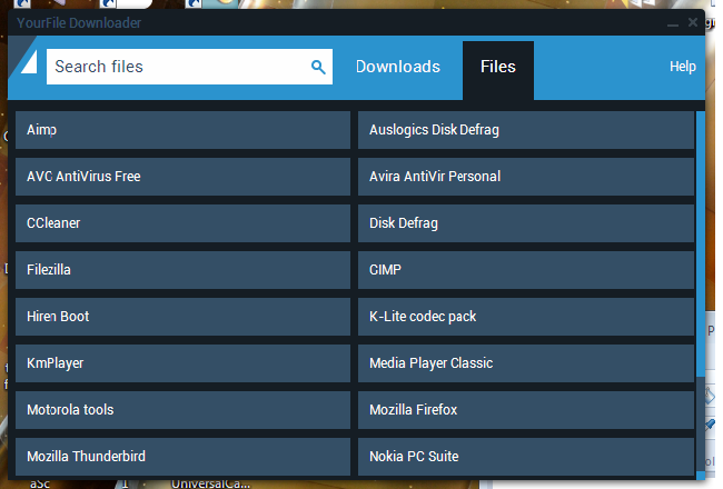 ស្វែងរកកម្មវិធីជាមួយ Your Files Downloader « Computer Lab