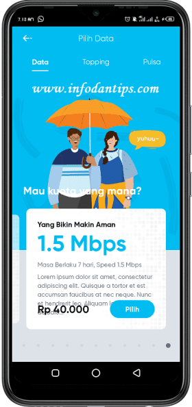 Pilihan & Harga Paket Data Internet Unlimited Tanpa FUP by.U Telkomsel ...