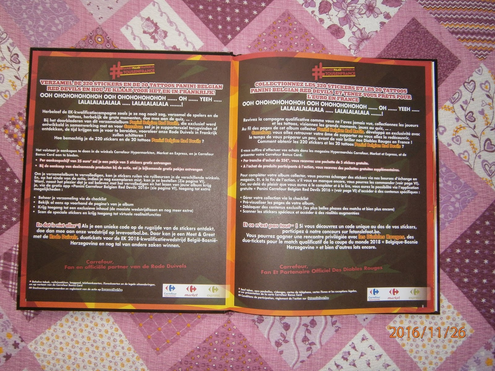 Collezionista Panini: Belgian Red Devils 2016 - #Tousenfrance - Panini ...