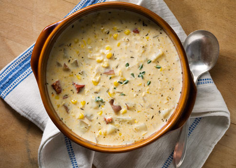 Ever Ready: Southwestern Corn and Chorizo Chowder with Apple Cheddar Bread