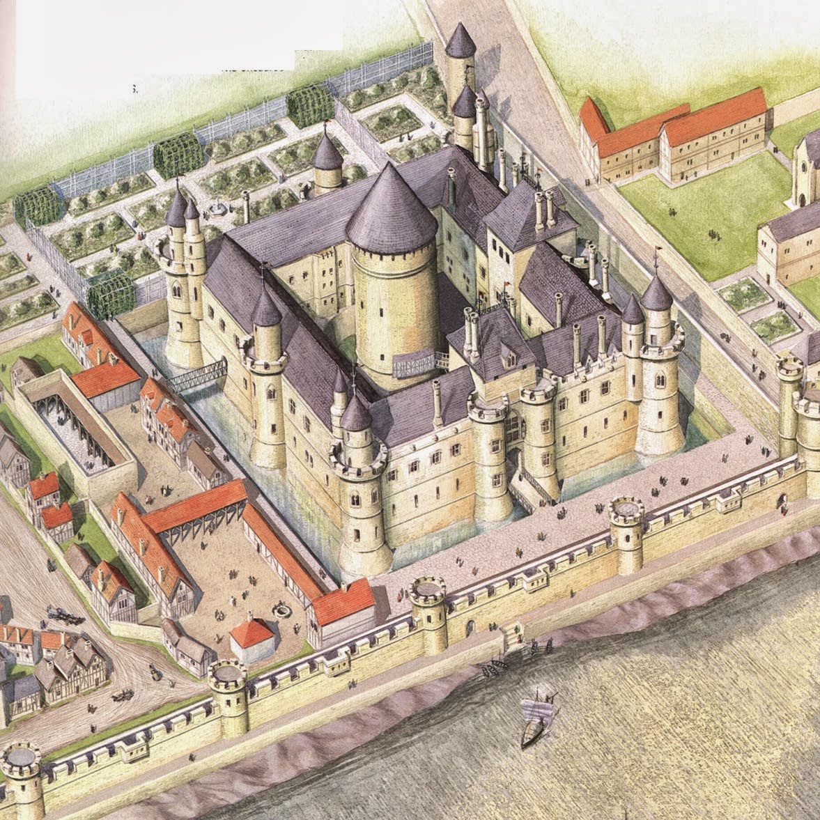 Nuits Blanches à Saint Petersbourg: Louvre I: el castillo medieval.