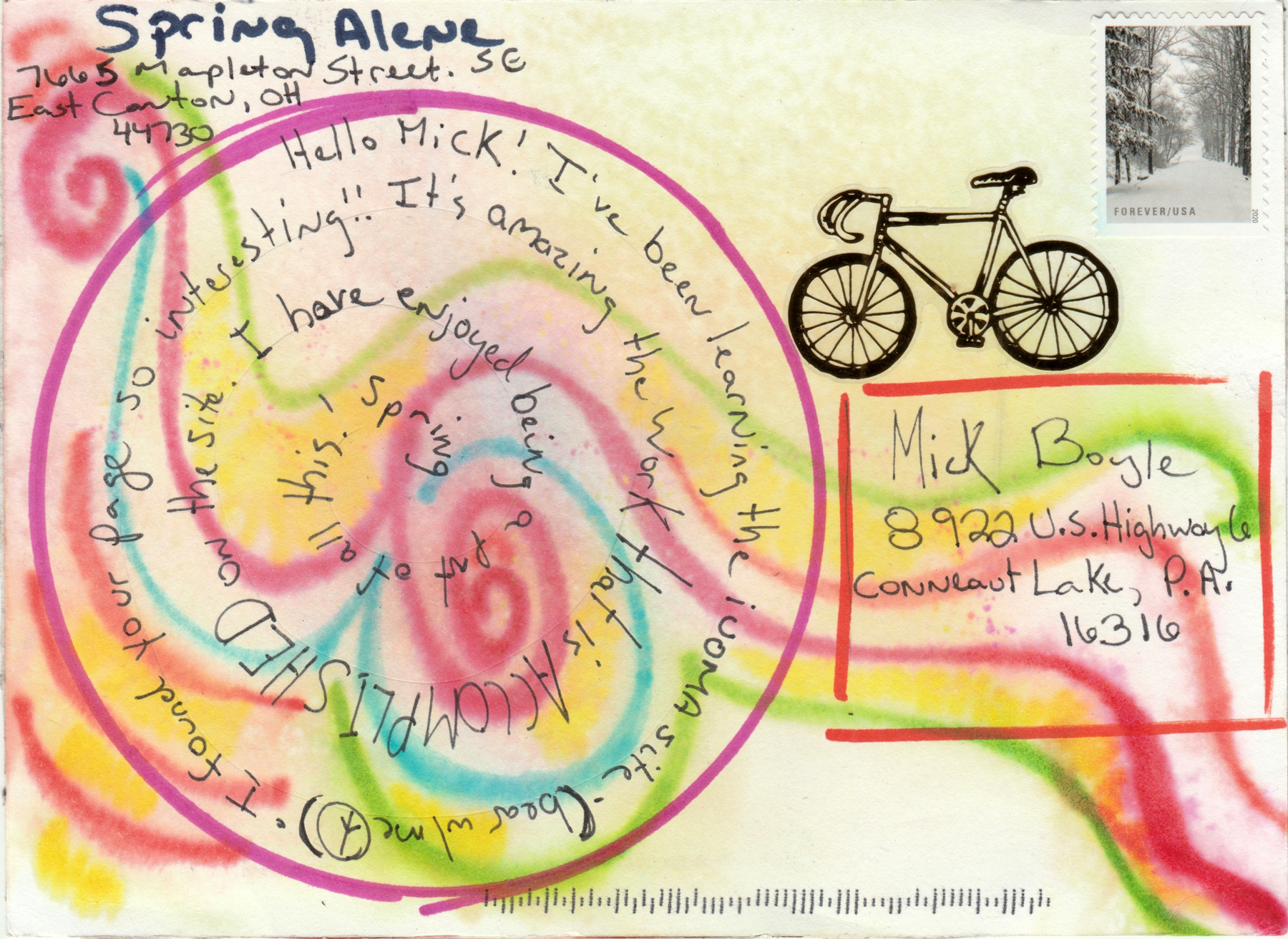 Mail Art Postcard Exhibition