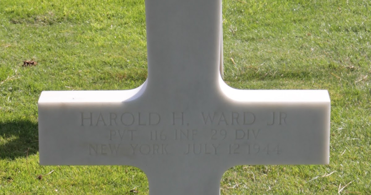 116th Infantry Regiment Roll of Honor: PVT Harold Herbert Ward Jr.