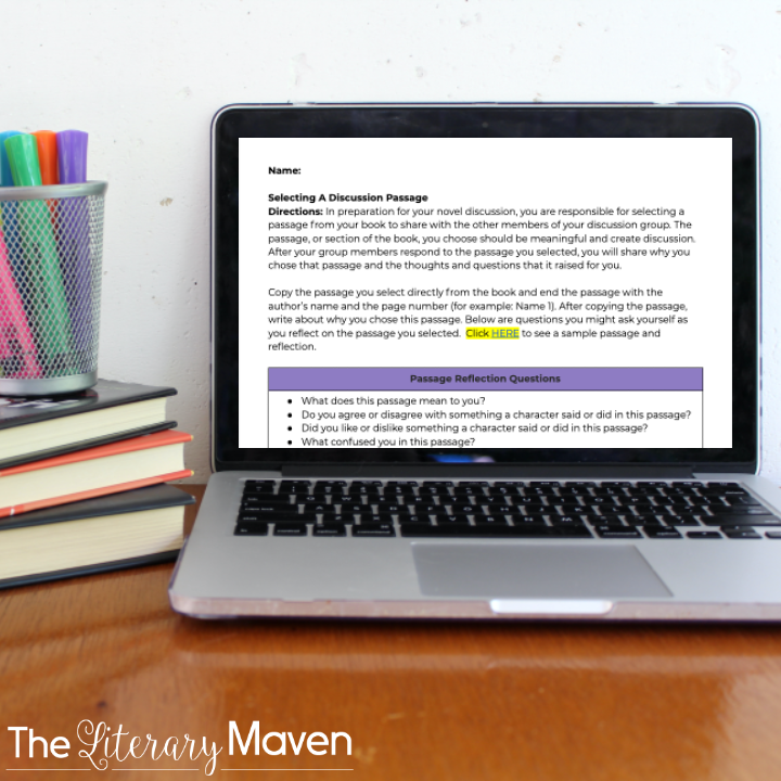 Literature Circles: Holding Teacher Led Discussions - The Literary Maven