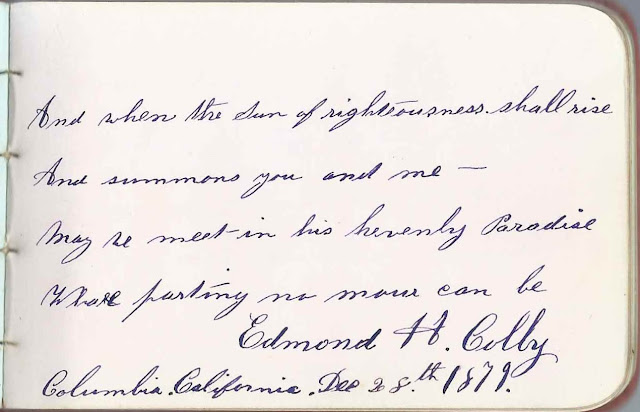 Heirlooms Reunited: 1879-1895 Autograph Album of Sarah Alexander (Colby ...