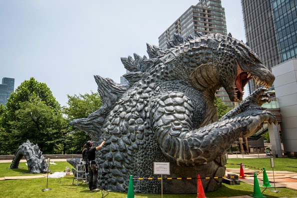 Godzilla Fan Community : Nueva estatua de Godzilla construida en Tokio ...