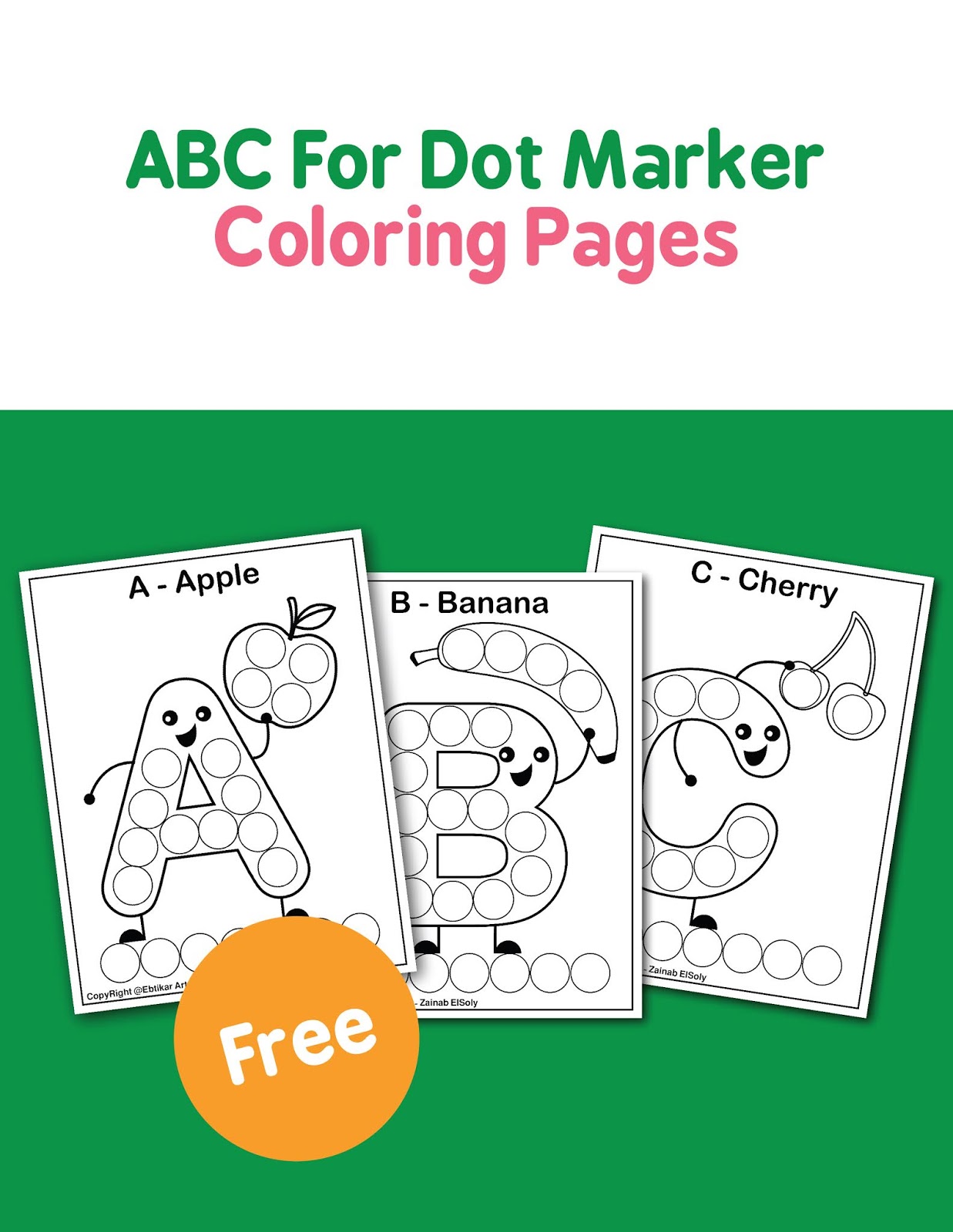 ABC For Dot Marker Coloring Pages abc-for-dot-marker-coloring-pages