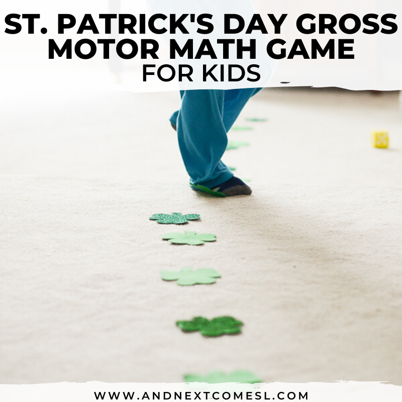 St. Patrick's Day Gross Motor Math Activity | And Next Comes L ...