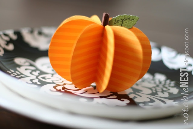 Kell Belle Studio: Paper Pumpkin Tutorial
