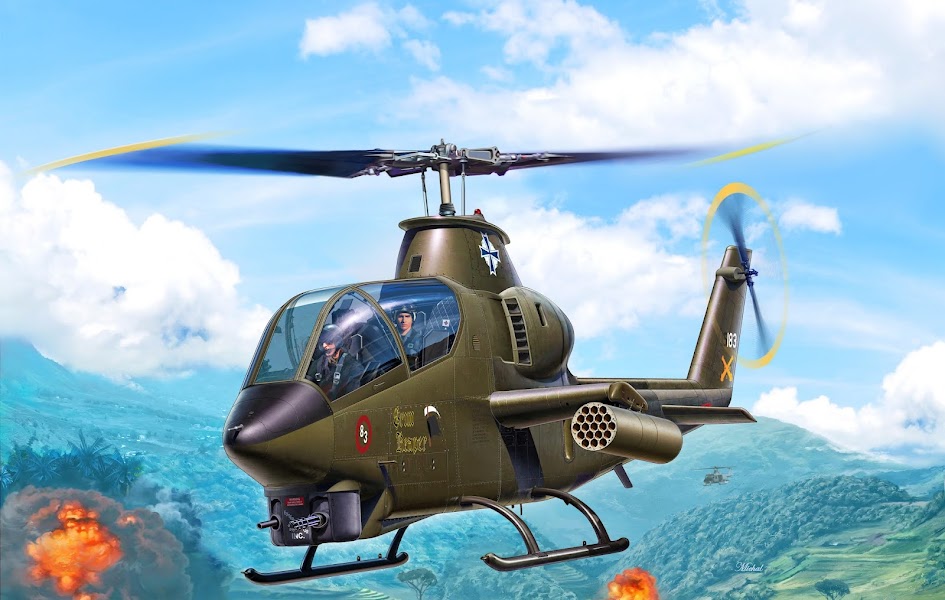 1/32 - Bell AH-1G Cobra by ICM - released - AH-1Q/S Special Hobby & AH ...