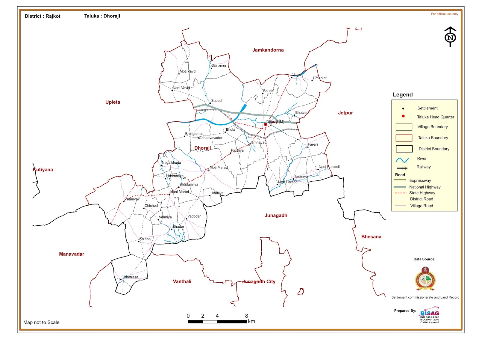 Arya Education: Rajkot taluka map