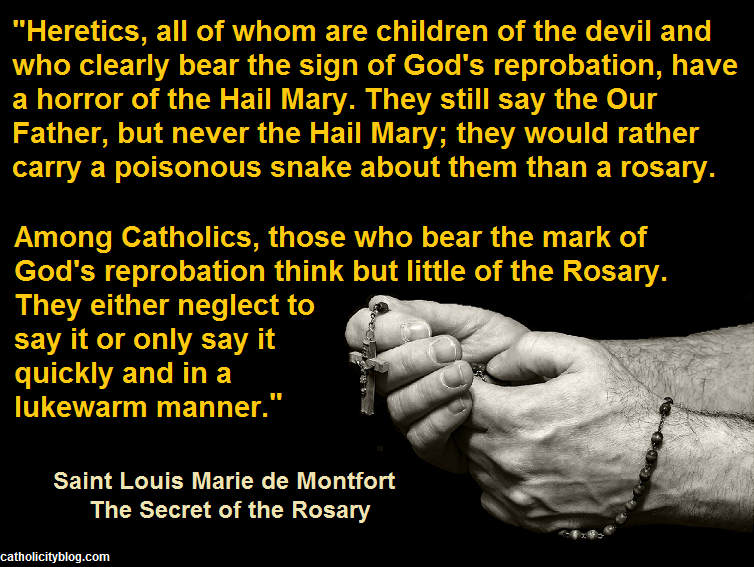 CATHOLICITYBLOG: The Mark of God's Reprobation