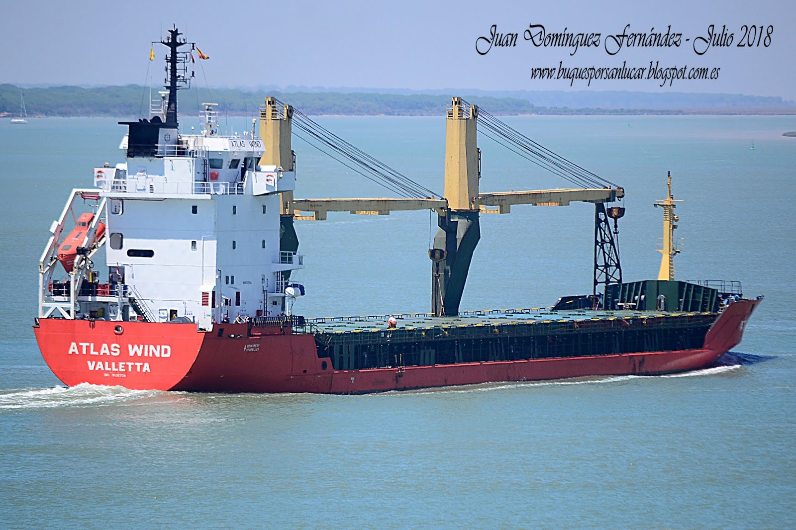 BUQUES MERCANTES A SU PASO POR SANLUCAR DE BARRAMEDA: ATLAS WIND - IMO ...