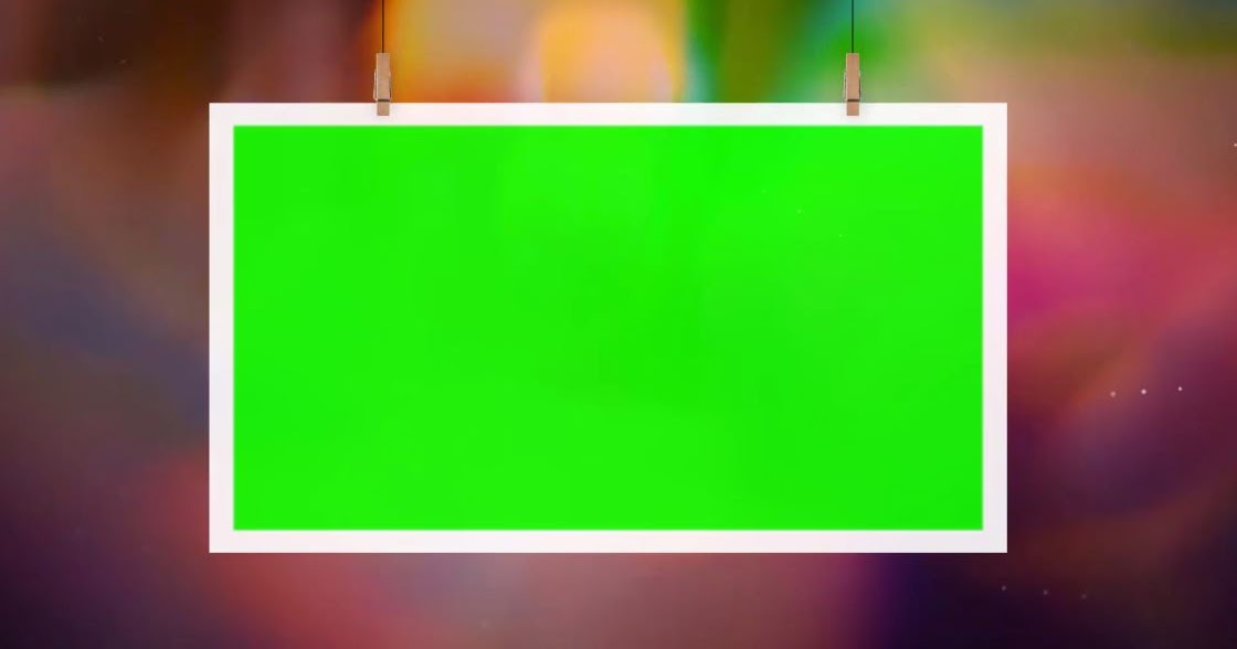 Amazing green screen card photo slideshow | New green screen photo ...