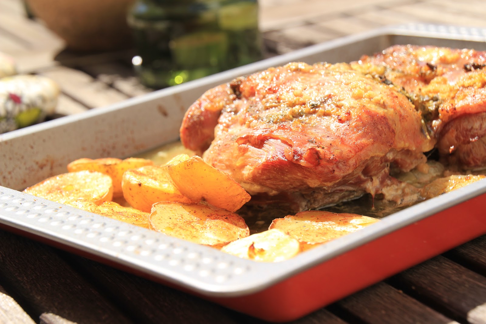 As Minhas Receitas: Coxa de Peru Assada com Gengibre, Caril e Coentros