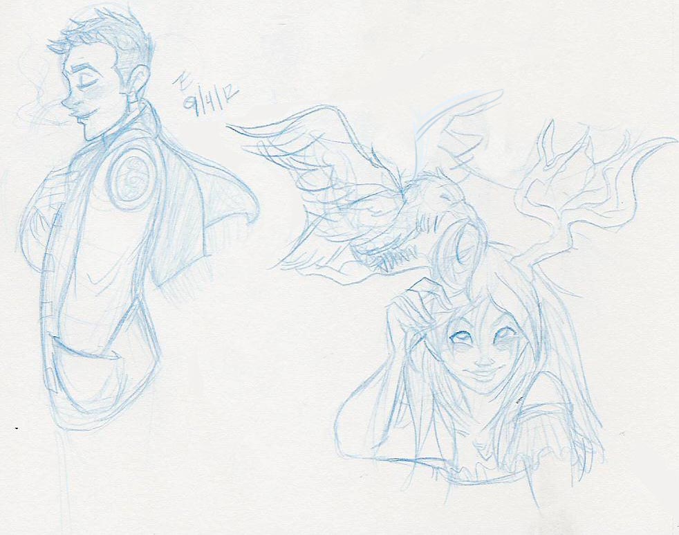 Talia Ellis and the Sketch-a-Day Blog: September 2012