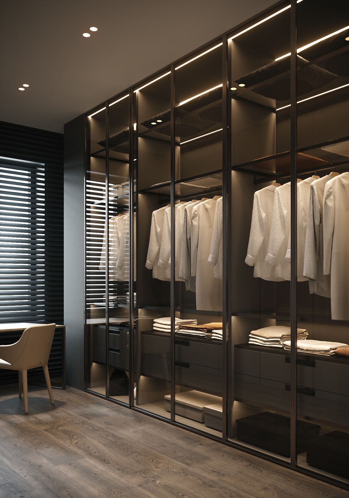 More than a simple closet, build your dressing room - Yazbik Ideas