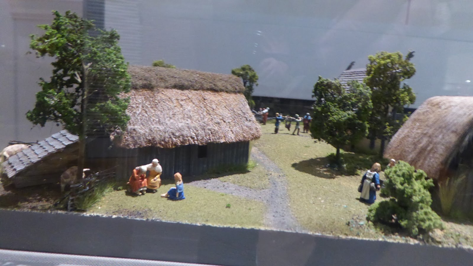 Toy soldiers and real battles: An Anglo-Saxon settlement model