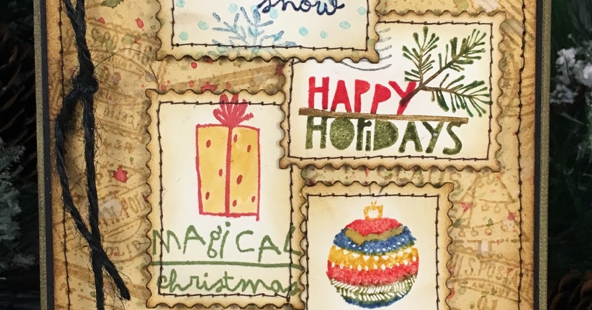 Plays Well With Paper: Christmas Greetings - Seasonal Scribbles