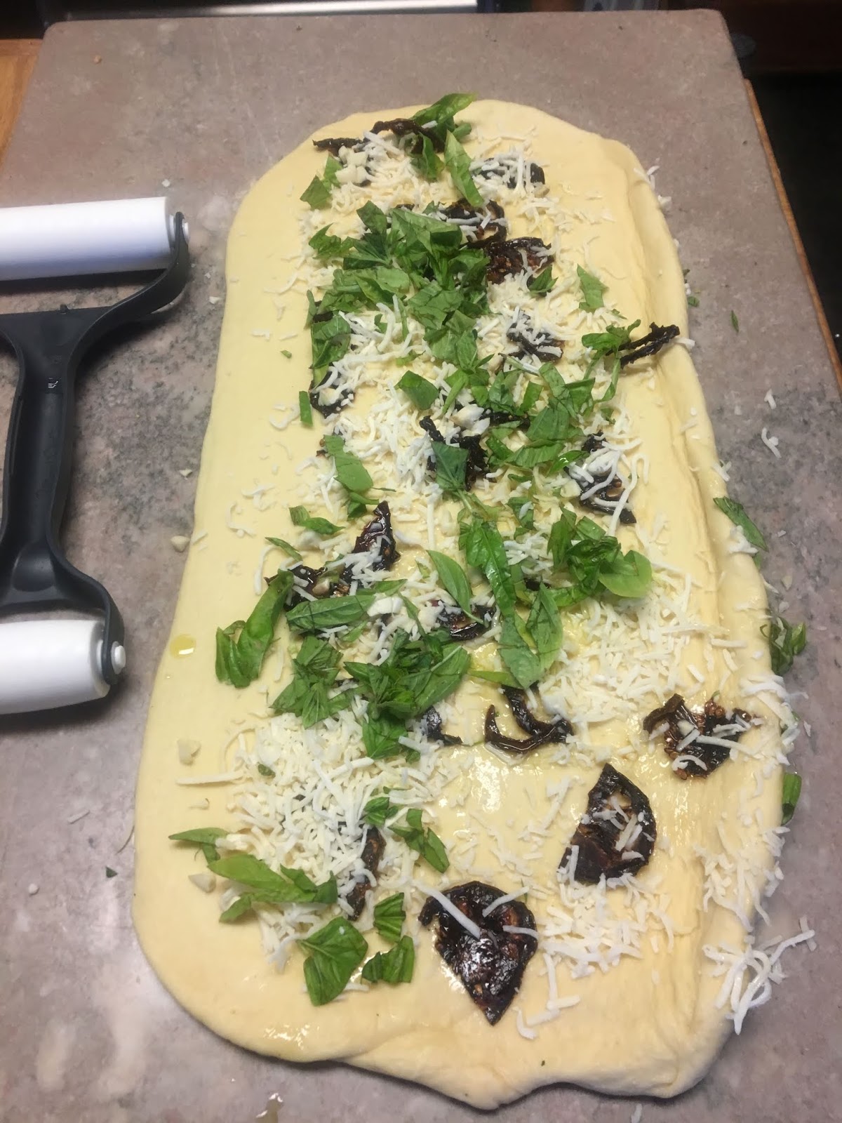 Cooking with Barry & Meta: Pane Bianco - twisted Italian loaf filled wi