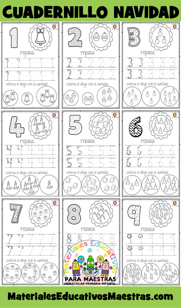 Super Cuadernillo de NAVIDAD | Materiales Educativos para Maestras