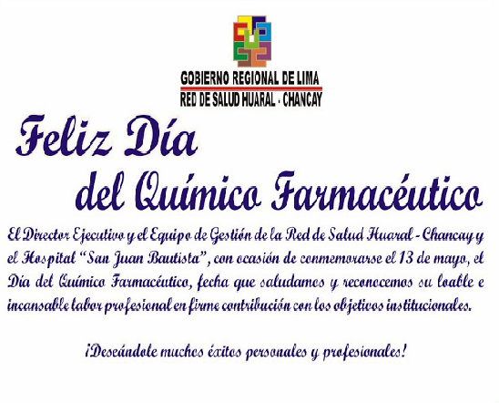 Hermosos Mensajes Para El Día Del Químico Farmacéutico