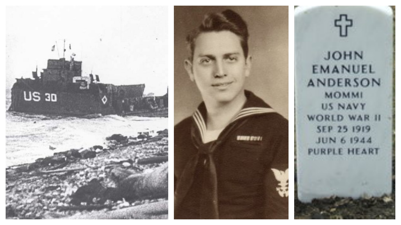 WW2 Fallen 100: WW2 D-Day Fallen - LCT pilot John Anderson, 71 years MIA