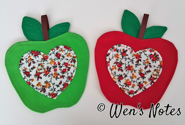 Apple Shaped Mug Coaster | Wen's Notes