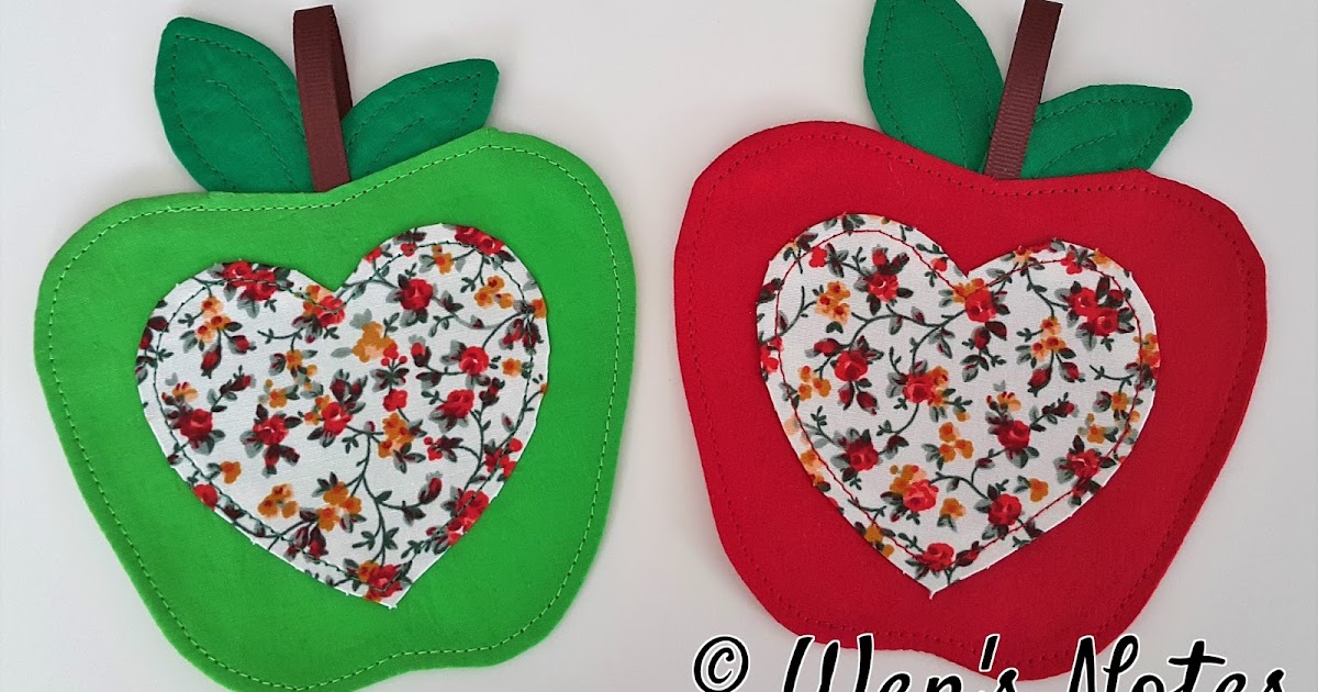 Apple Shaped Mug Coaster | Wen's Notes