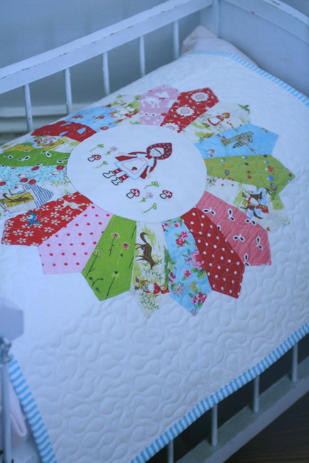 lovely little handmades: pretty in patchwork~ doll quilts