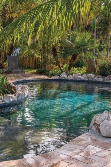 47 Beautiful Fishpond Design for Backyard | ARA HOME