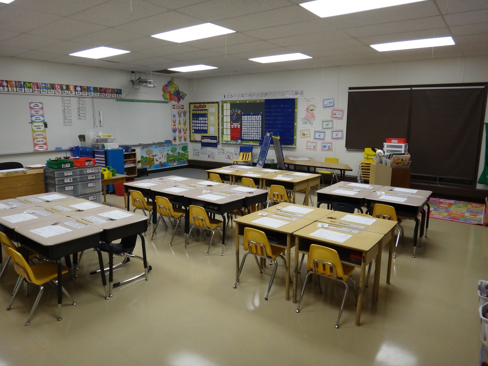 First Grade Garden: First Day and Classroom Pics