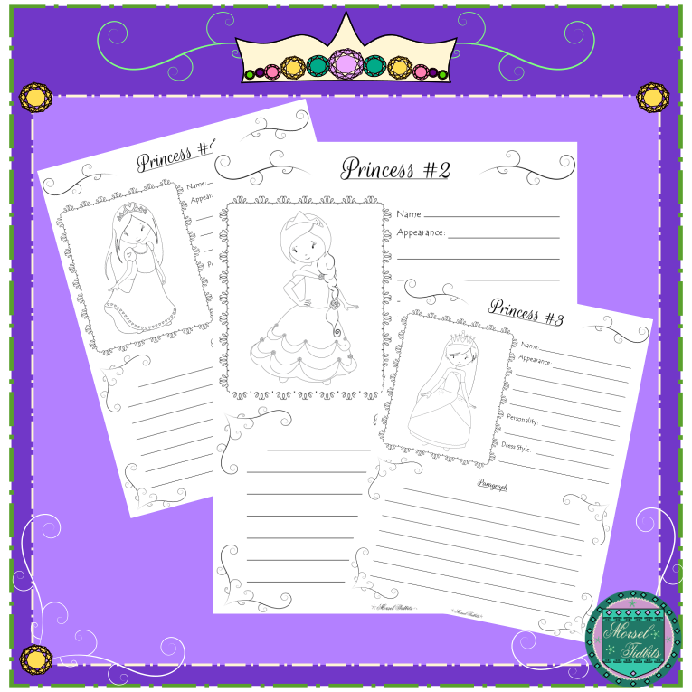 Morsel Tidbits: Princess Profiles: Creative Writing- Essay Style