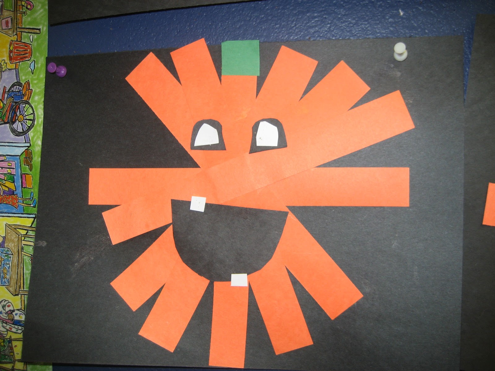 A Grade One Nut and Her Squirrelly Crew: Pumpkin Strip Jack-o-Lanterns ...