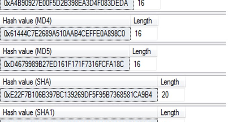 Digital Forensics Examiner: Digital Forensics: Hash function