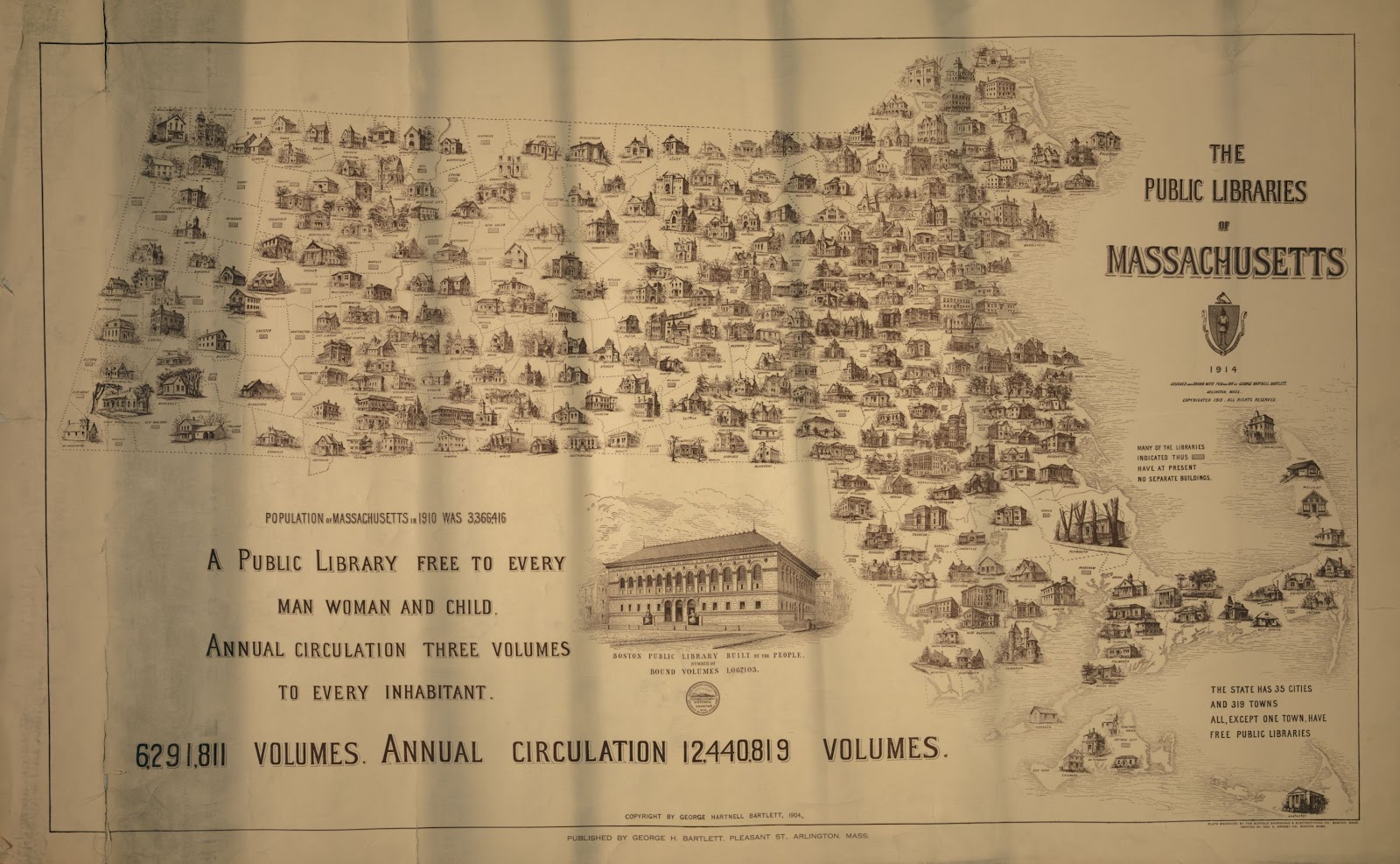 Exploring Western Massachusetts: Map of Massachusetts Public Libraries ...