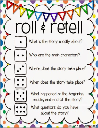An Apple For The Teacher: Roll and Retell - Building Summarizing ...