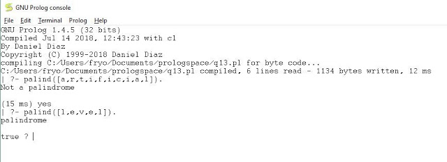 CskeCode: Write a program in PROLOG to implement palindrome (L) which ... CskeCode: Write a program in PROLOG to implement palindrome (L) which ...