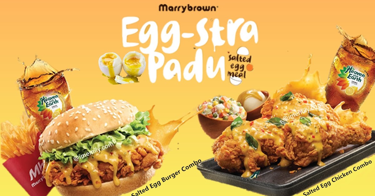 Marrybrown Salted Egg Meal Combo Is a Hit Now!