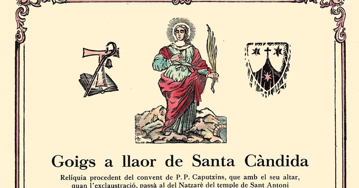 biblio goigs: Goigs a santa Càndida, venerada a Vilanova i la Geltrú ...