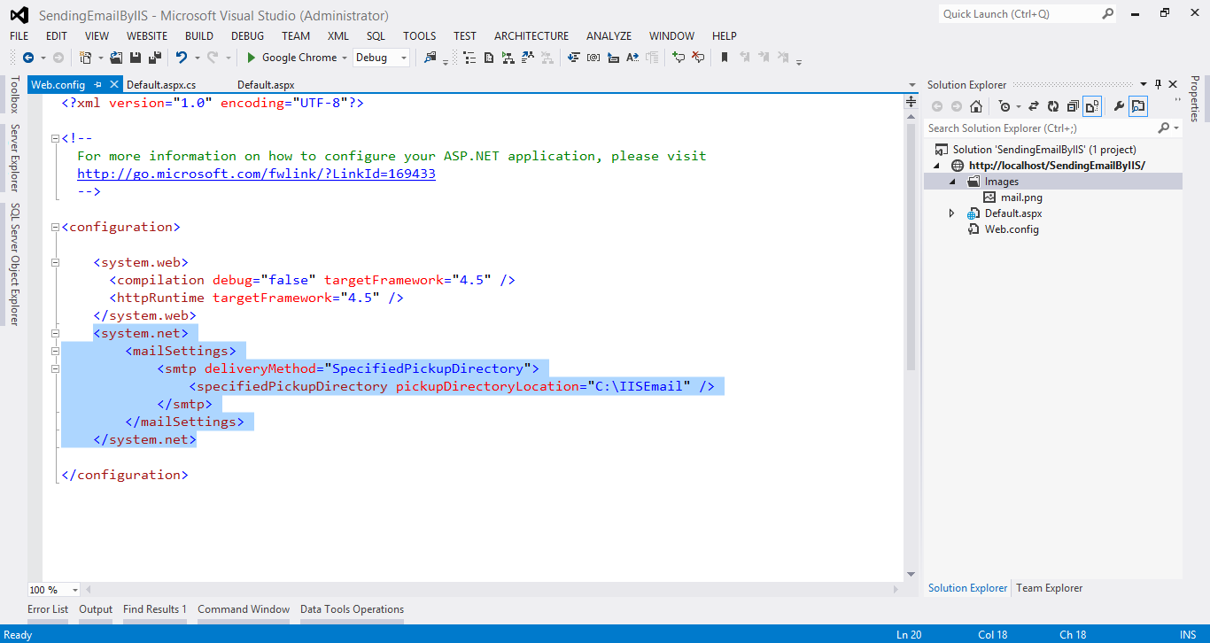 Sending E Mail From Iis Smtp Dotnet Revanth