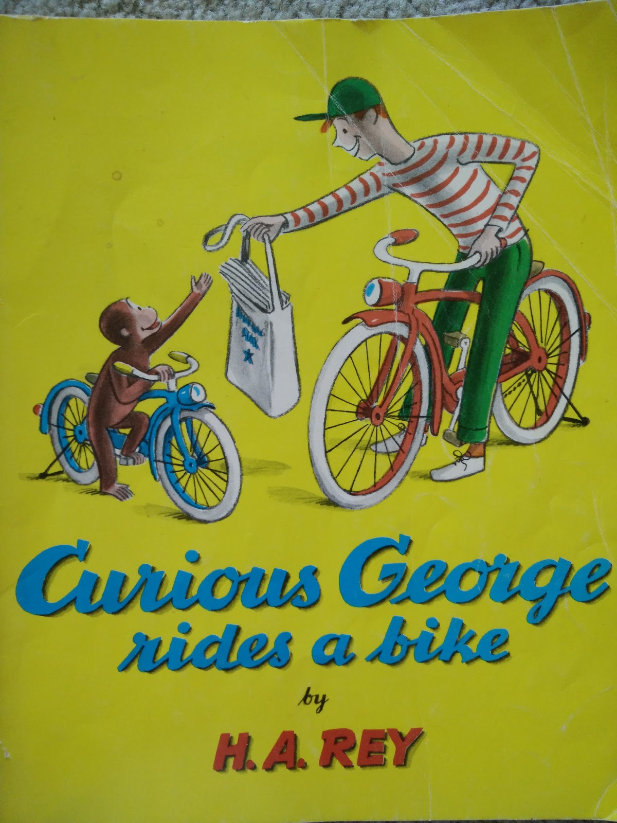 The Big Grumpy Couch: Curious George Rides a Bike