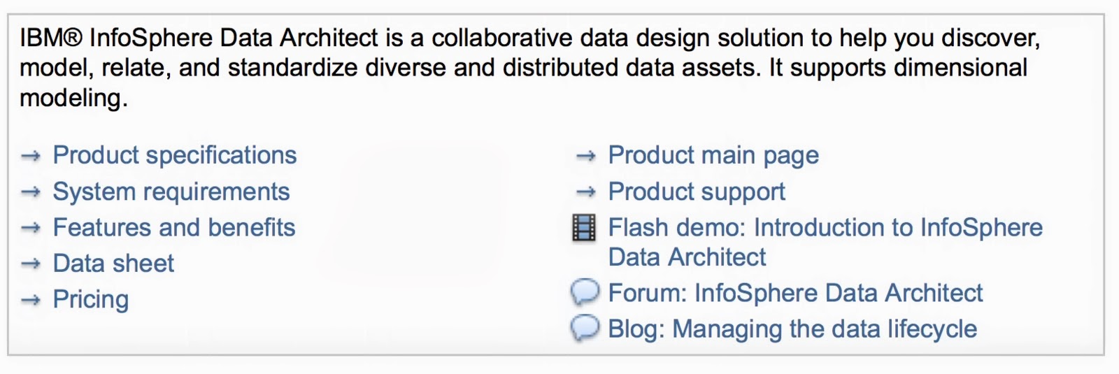 A Portal to a Portal: IBM InfoSphere Data Architect V9.1