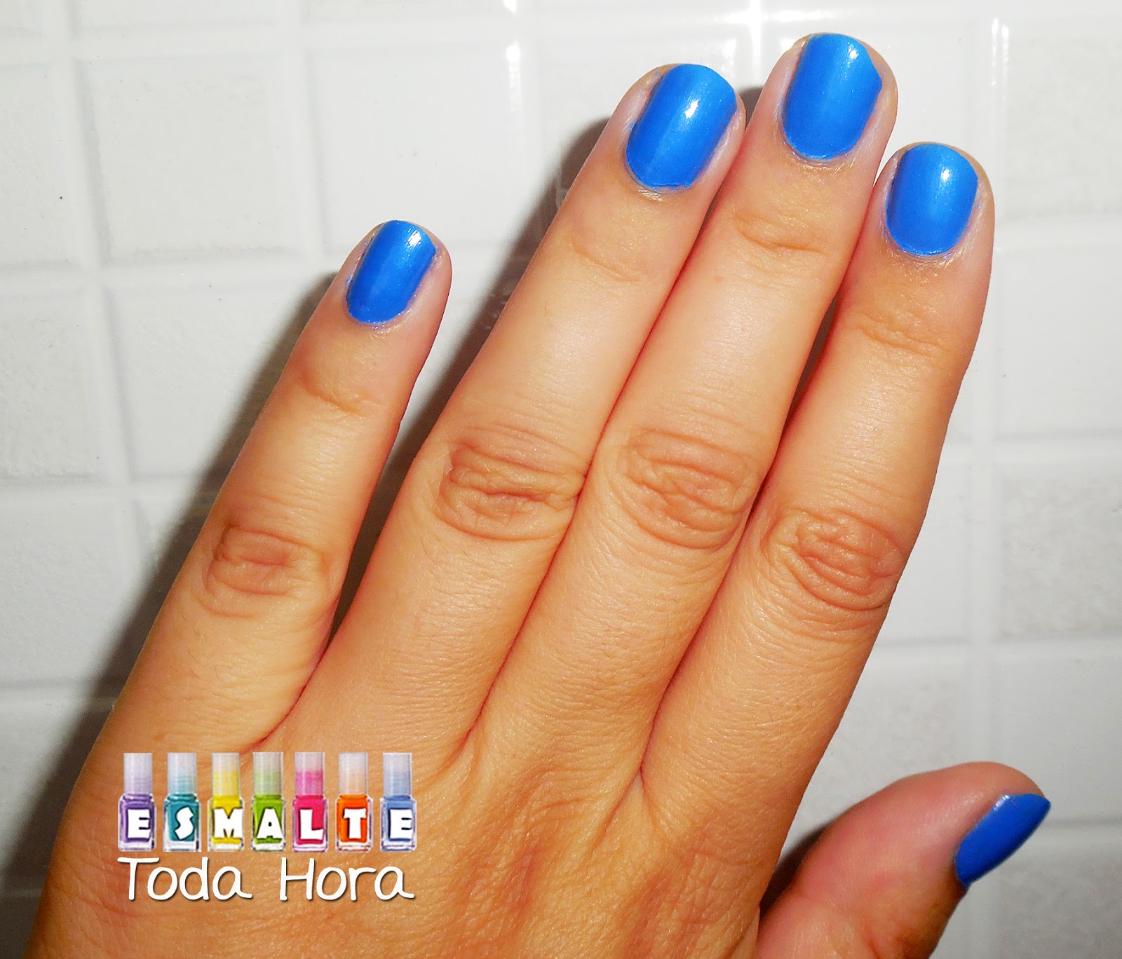 Esmalte Toda Hora: Pirulito Língua Azul - Risqué
