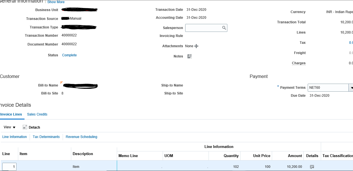 Oracle Application's Blog: AR Invoice Creation REST API in Oracle ... Oracle Application's Blog: AR Invoice Creation REST API in Oracle ...