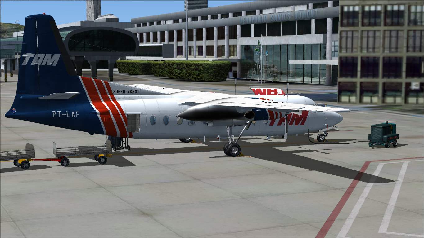 Texturas Brasileiras: TAM Linhas Aéreas PT-LAF Fokker F27-200