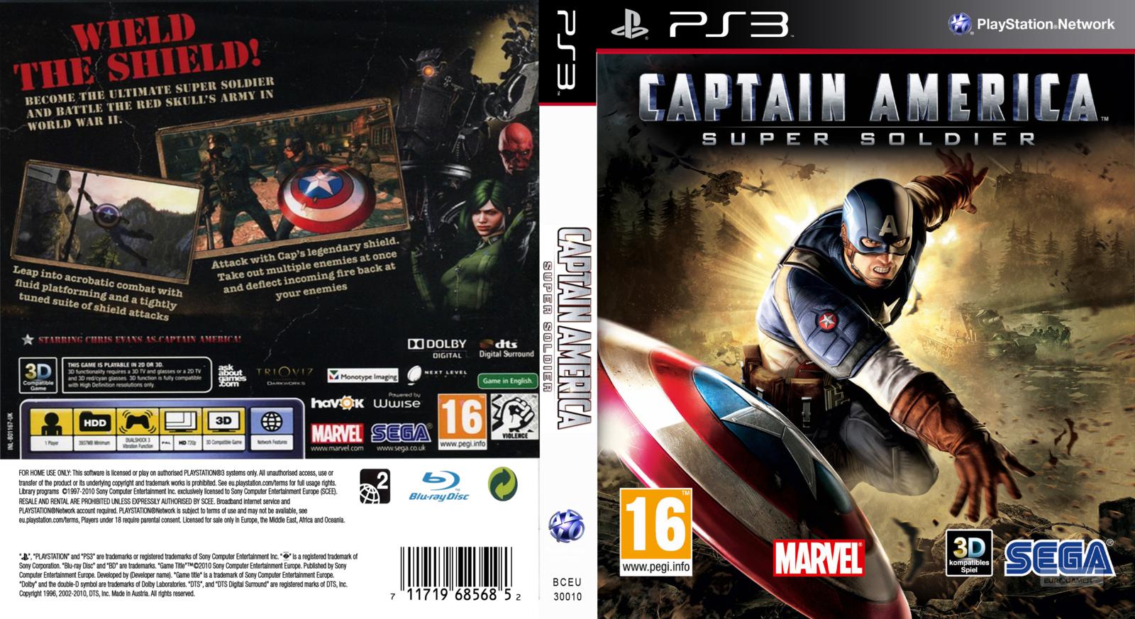 ADORO FILMES: Game Capitão America Super Soldado