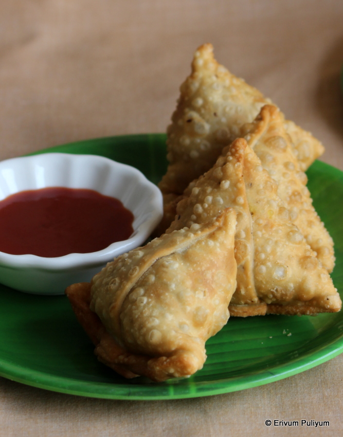 Erivum Puliyum: Kerala Chicken Samosa | Malabar Special Samosa (Step by ...