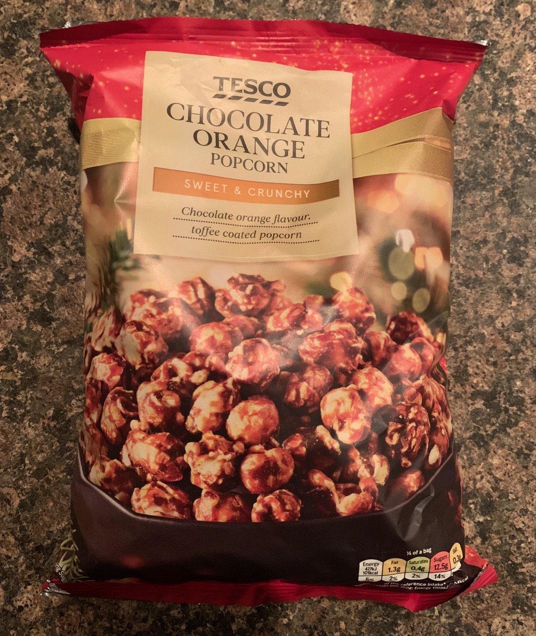 FOODSTUFF FINDS: Chocolate Orange Popcorn (Tesco) By @Cinabar